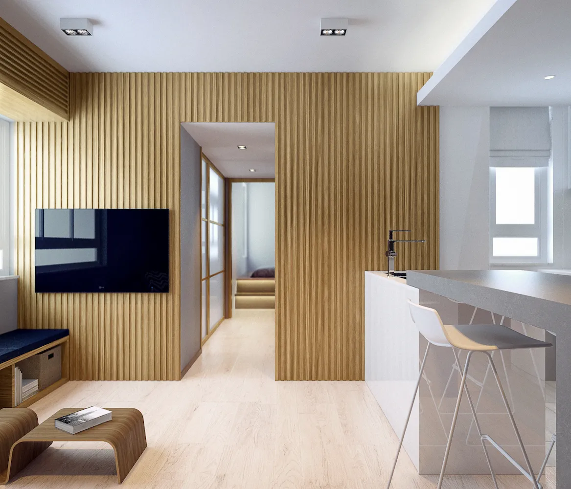 富寧花園 - 簡約木系 - 將軍澳室內設計 - KMMA Design